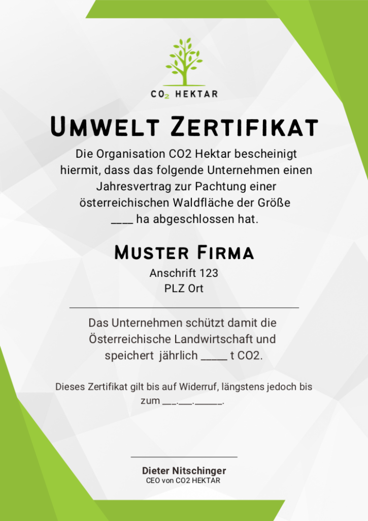 Faszinierend Co2 Zertifikate Verkaufen Bilder